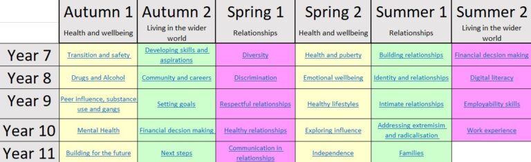 PSHE & RSE - Arena Academy