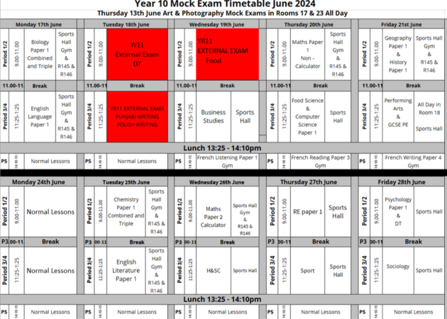 Year 10 Examinations - Arena Academy